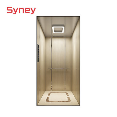 China Good Quality Mirror Panoramic Glass Passenger Elevators Villa Home Residential Elevator Lift