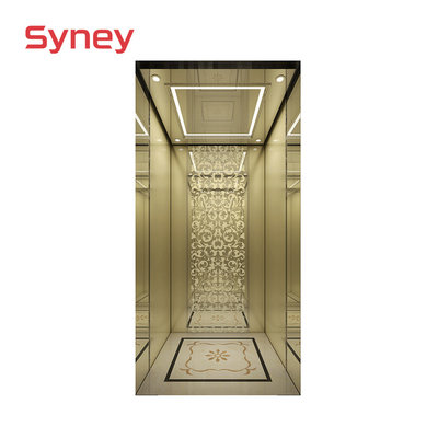 China Good Quality Mirror Panoramic Glass Passenger Elevators Villa Home Residential Elevator Lift
