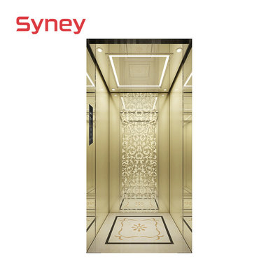 China Good Quality Mirror Panoramic Glass Passenger Elevators Villa Home Residential Elevator Lift