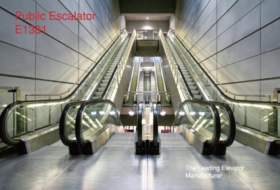 China Factory Heavy Load Public Transport Passenger Travelator Moving Sidwalk VVVF Escalator