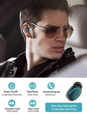 Online Shopping i12 tws Bt earbuds tws True wireless bt headset