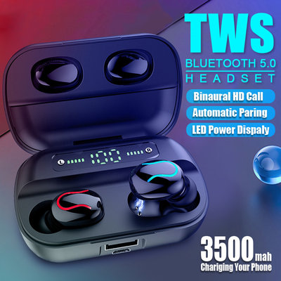 New arrivals 2020 In-Ear Earbuds Power Bank BT 5.0 Tws Wireless Earphone