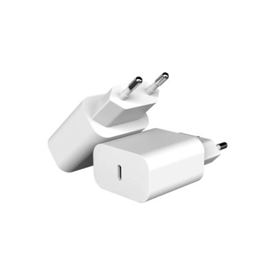 Pd 2.0 Smart Charger Plug with Led Indicator Light Charger High Speed 20w Pd Fast Charge Wall Charger