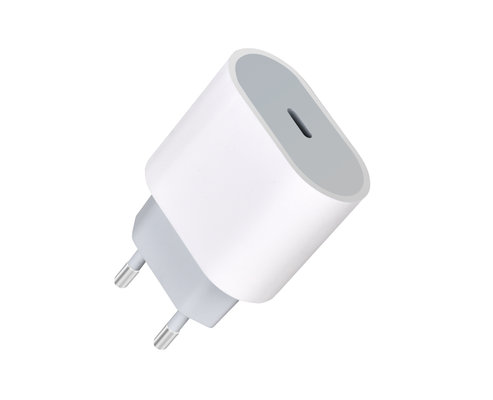 Qc 3.0 Pd Type C Power Charger with Led Light Source and Pvc Fast Charge Wall Charger