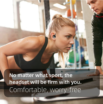 Outdoor IPX5 BT Headset Wireless Earbuds Touch Control Tws Earphone Stereo Headphone With Dual Microphone For Xiaomi Iph