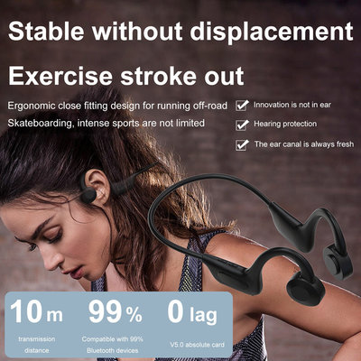 Classic Waterproof Swimming Headphone Bone Conduction BT 5.1 Wireless Headsets 16gb Mp3 Audio Music Player Sport Earphon