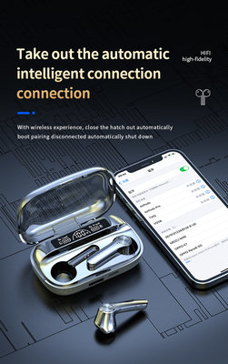 New Design Music Sport Earbuds Portable Power Source Dual Channel 3d Stereo Sound Earphones Bt5.1 True Wireless Earbuds