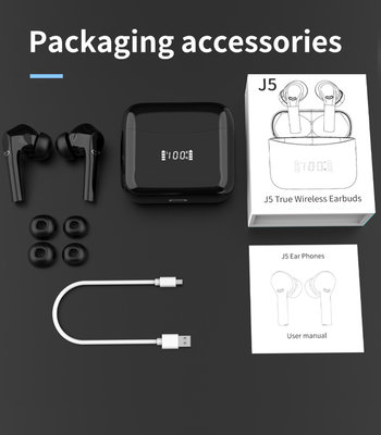 Hot Selling Products 2022 Earbuds Headsets Tws Bt5.3 Noise Reduction 500mAh Custom Logo Wireless Earphone Earbuds