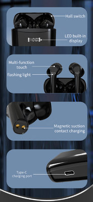 Hot Selling Products 2022 Earbuds Headsets Tws Bt5.3 Noise Reduction 500mAh Custom Logo Wireless Earphone Earbuds