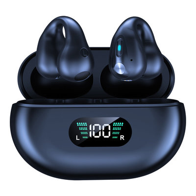 2023 hot selling ear clip tws earbuds wireless bluetooth earphone quick connect hifi sound true wireless earbuds
