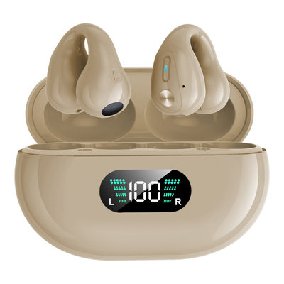 2023 hot selling ear clip tws earbuds wireless bluetooth earphone quick connect hifi sound true wireless earbuds