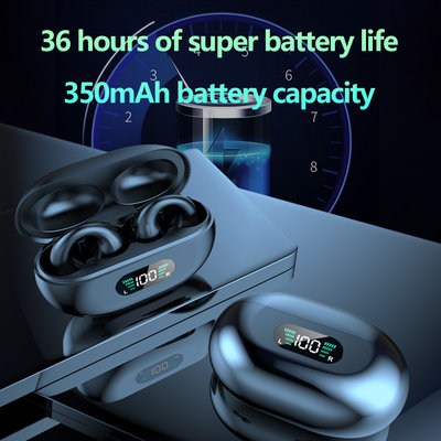 2023 hot selling ear clip tws earbuds wireless bluetooth earphone quick connect hifi sound true wireless earbuds