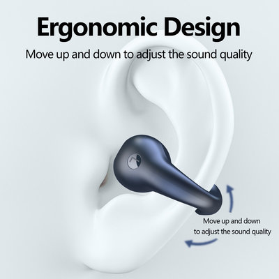2023 hot selling ear clip tws earbuds wireless bluetooth earphone quick connect hifi sound true wireless earbuds