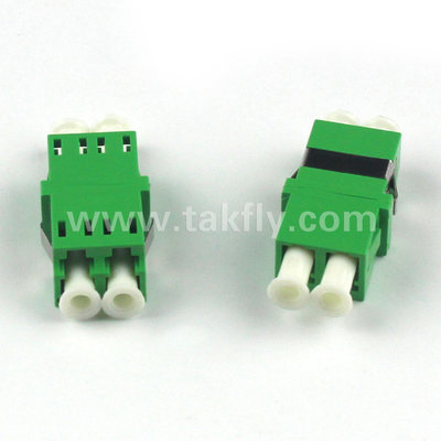 Customized Single mode multi mode LC duplex quad fiber optic adapters