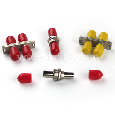 Customized ST UPC APC simplex duplex metal fiber optic adapter adaptor