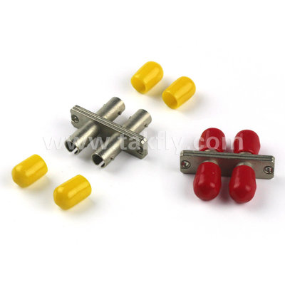 Customized ST UPC APC simplex duplex metal fiber optic adapter adaptor