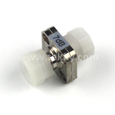 Customized Fixed type male to female fiber optic attenuator 0-25dB metal box