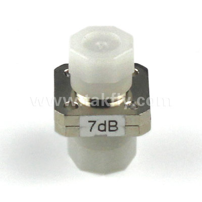Customized Fixed type male to female fiber optic attenuator 0-25dB metal box