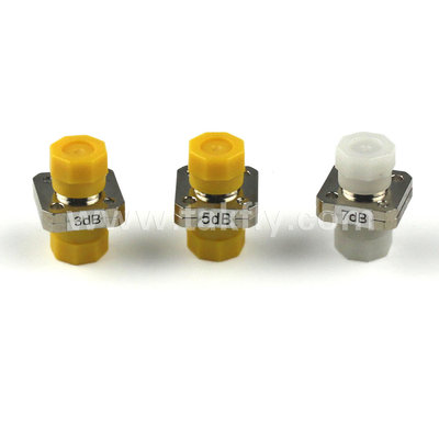 Customized Fixed type male to female fiber optic attenuator 0-25dB metal box
