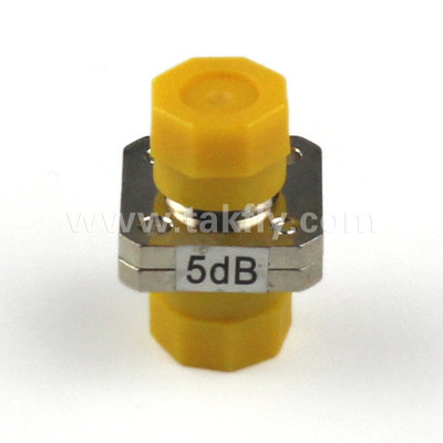 Customized Fixed type male to female fiber optic attenuator 0-25dB metal box