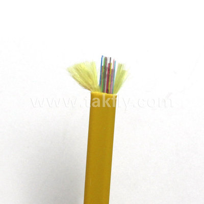12 core fiber optic cable indoor fiber optic cable g652d G657a1 Flat FO cable