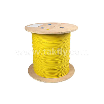 12 core fiber optic cable indoor fiber optic cable g652d G657a1 Flat FO cable