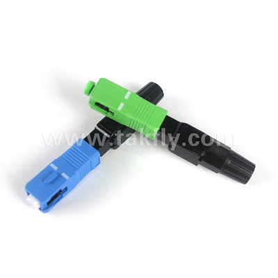 SC APC UPC Ftth fttx fttb 50mm 60mm fiber optic fast connector quick connector