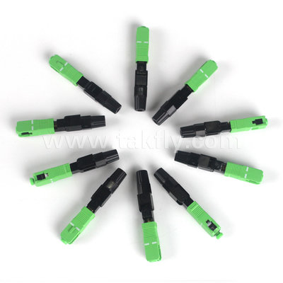 SC APC UPC Ftth fttx fttb 50mm 60mm fiber optic fast connector quick connector