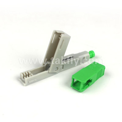 Customized SC APC Ftth fttx fttb 50mm 60mm fiber optic fast connector quick connector