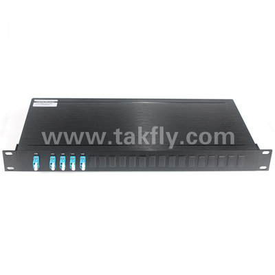 1u 19'' 1270-1610 4ch CWDM Mux demux rackmount LC interface CWDM module multiplexer