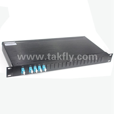 1u 19'' 1270-1610 4ch CWDM Mux demux rackmount LC interface CWDM module multiplexer