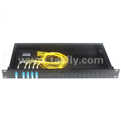 1u 19'' 1270-1610 4ch CWDM Mux demux rackmount LC interface CWDM module multiplexer