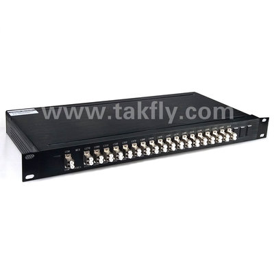 1u 19'' 1270-1610nm 16 18 ch CWDM Mux demux rackmount LC interface CWDM module multiplexer