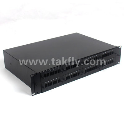 2U 48 core drawer type optic distribution frame 48 port ODF with SC LC adapters