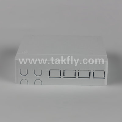 4 port Plastics ABS fiber terminal box SC LC fiber termination box
