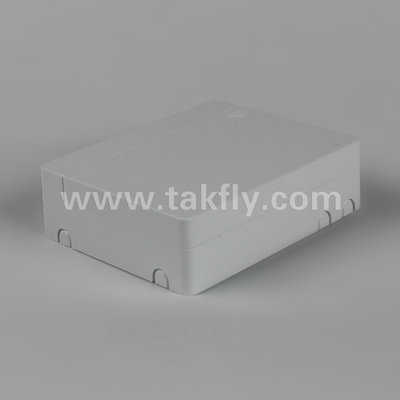 4 port Plastics ABS fiber terminal box SC LC fiber termination box
