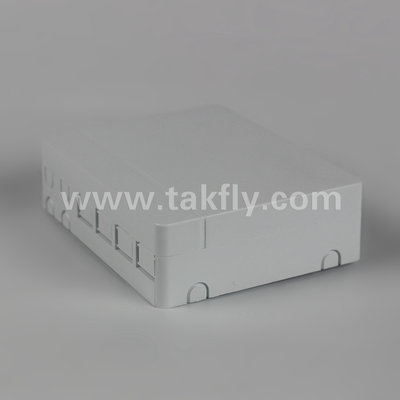 4 port Plastics ABS fiber terminal box SC LC fiber termination box