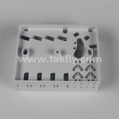 4 port Plastics ABS fiber terminal box SC LC fiber termination box