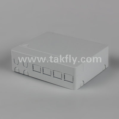 4 port Plastics ABS fiber terminal box SC LC fiber termination box