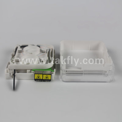 2 port sc fiber optic termination box ftth/fttx/fttb terminal box
