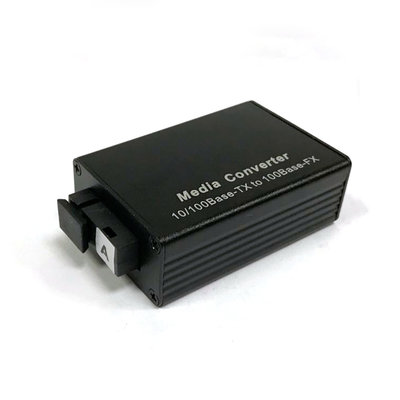 100M super mini SM MM single fiber dual fiber fiber ethernet media converter