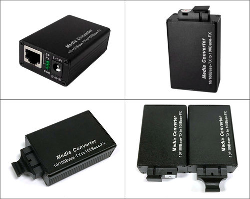 100M super mini SM MM single fiber dual fiber fiber ethernet media converter