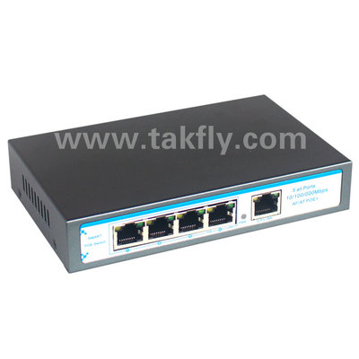 Customized smart 4 port 10/100M fiber optical poe ethernet network switch