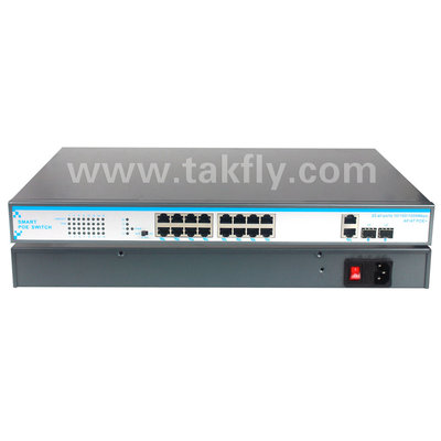 16 port gigabit poe fiber optical ethernet network switch poe switch 240w