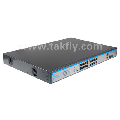 16 port gigabit poe fiber optical ethernet network switch poe switch 240w