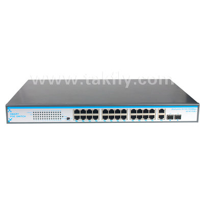 24 Port high power poe optical ethernet switch 360W poe switch