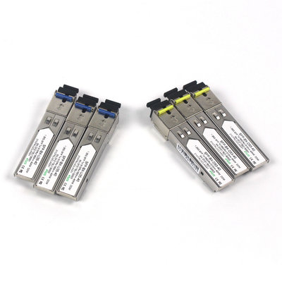 1.25G single mode single fiber bidi sfp optical transceiver module SC up to 80km