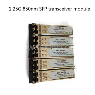 Multi mode gigabit 1.25G 550m 850nm sfp optical tranceiver module
