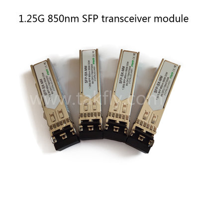 Multi mode gigabit 1.25G 550m 850nm sfp optical tranceiver module