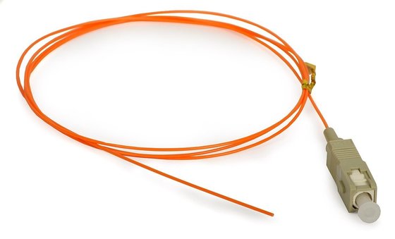 Customized length SC fiber optic pigtails single mode MM fiber optical pigtails